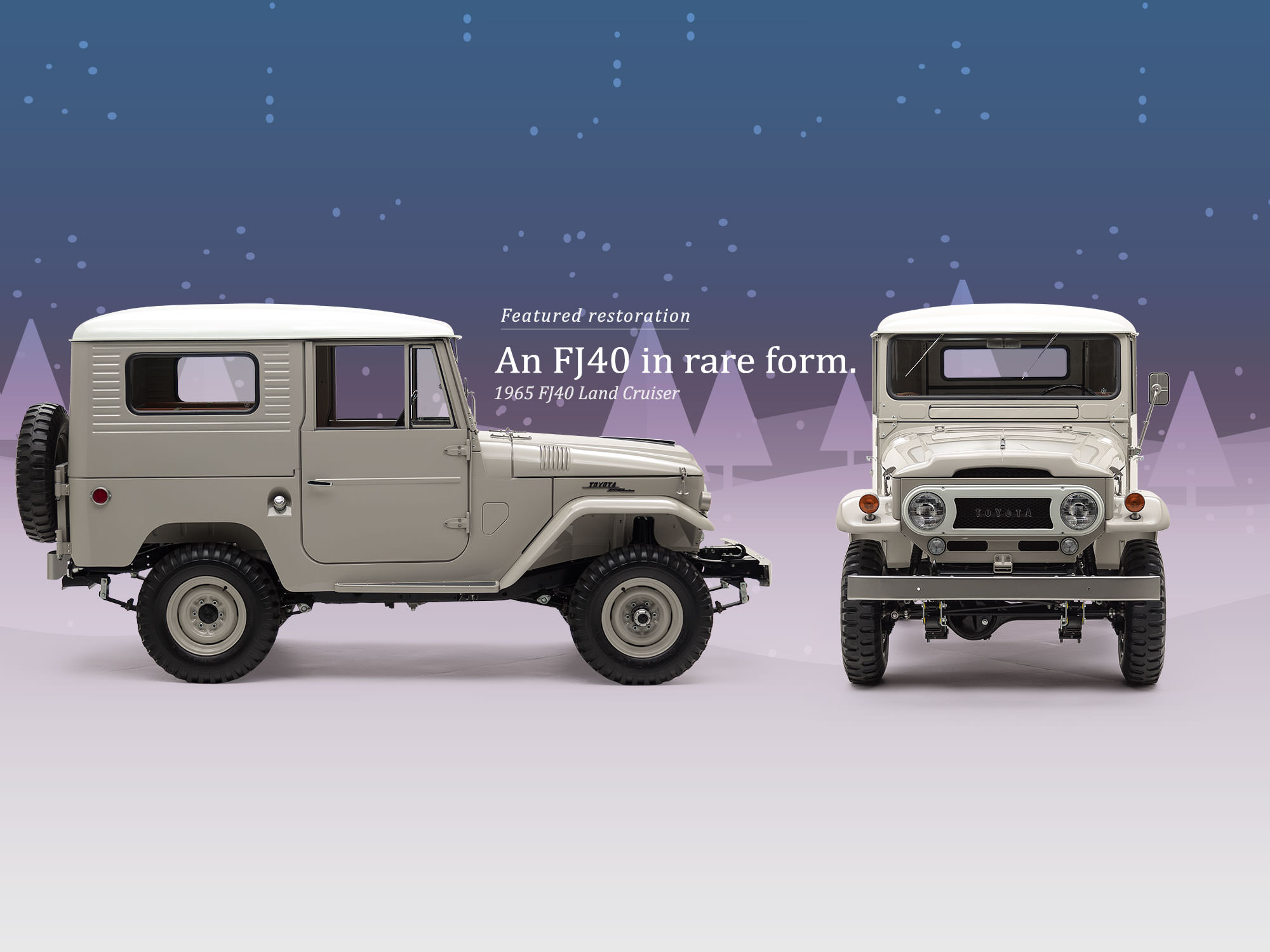 Toyota FJ40 for Sale - The FJ Company - Land Cruiser Restoration