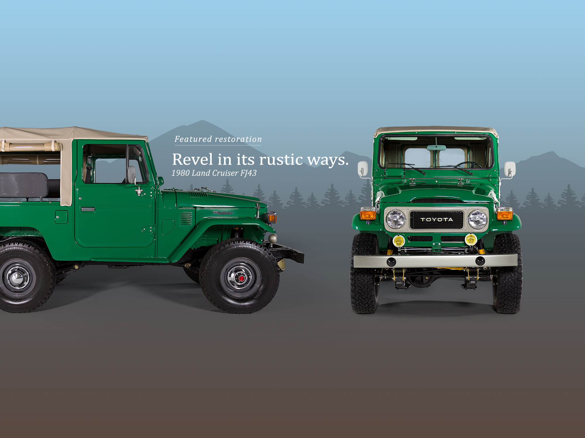 Toyota FJ40 for Sale - The FJ Company - Land Cruiser Restoration