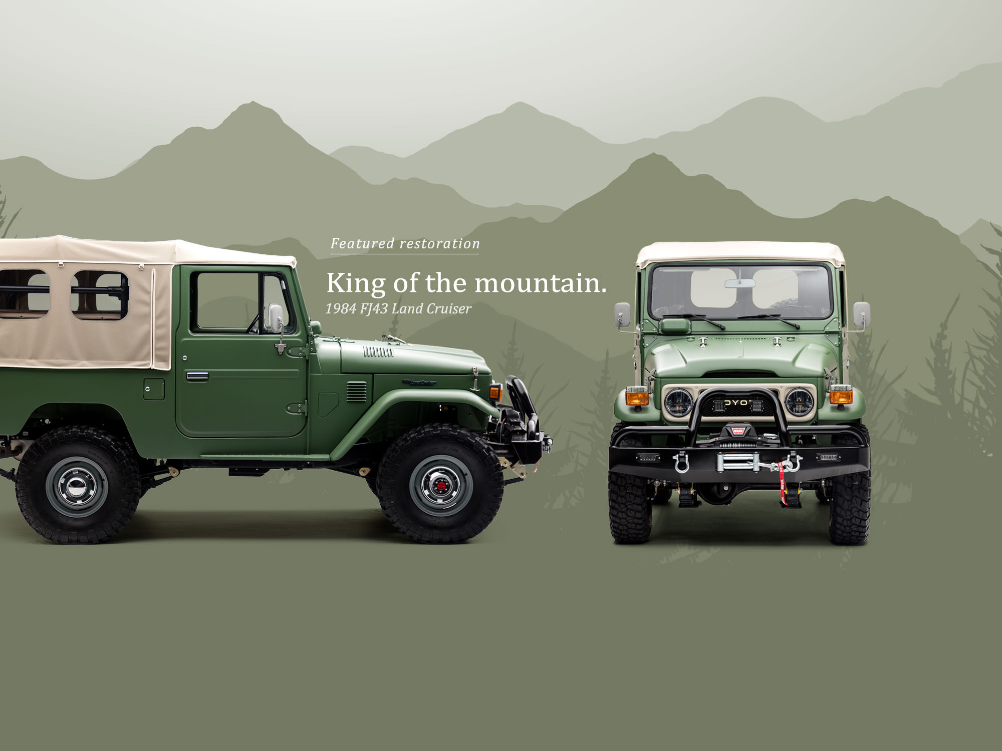 Toyota FJ40 for Sale - The FJ Company - Land Cruiser Restoration