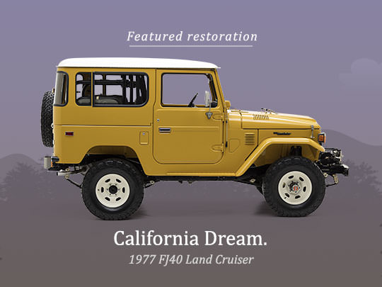 Toyota FJ40 for Sale - The FJ Company - Land Cruiser Restoration